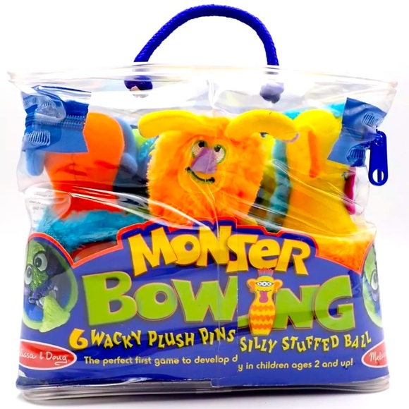 Melissa & Doug | Toys | Melissa And Doug Monster Bowling Game Complete ...